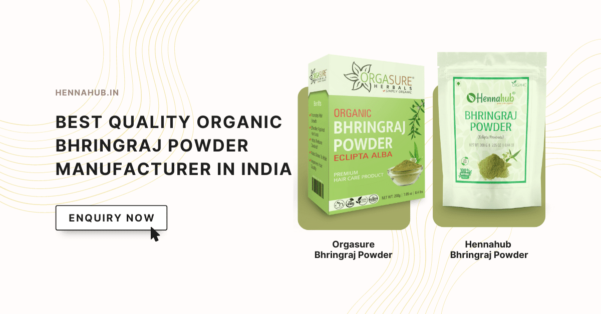 Best Bhringraj Powder Manufacturer in india – Hennahub India