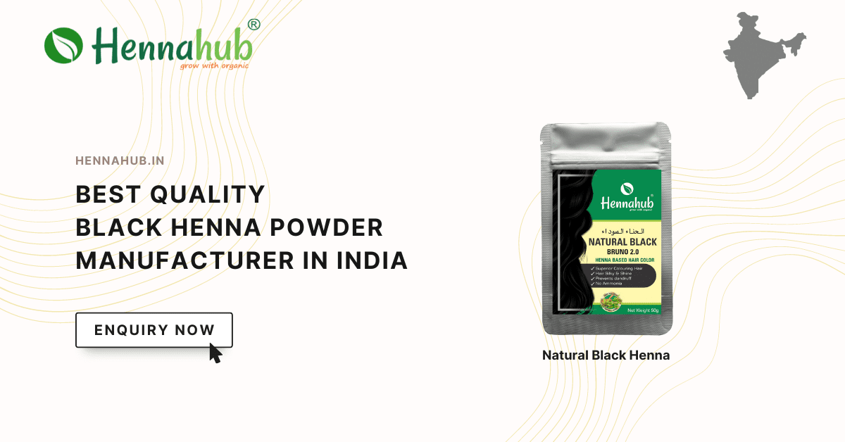 Natural Black Henna supplier in india – Hennahub India